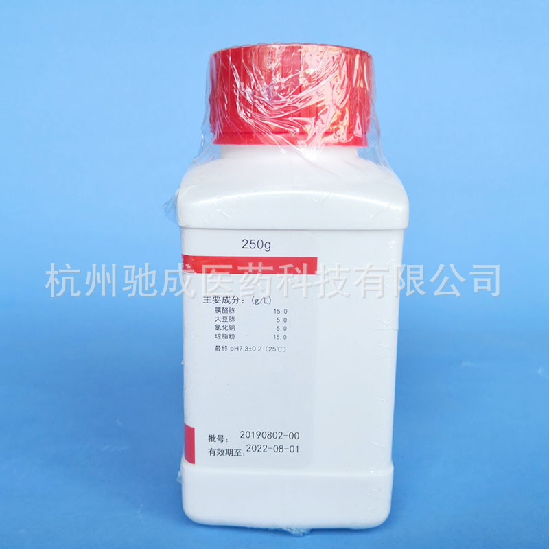 胰酪胨大豆琼脂培养基（TSA） 250g 杭州微生物 M0128 2015版药典-阿里巴巴