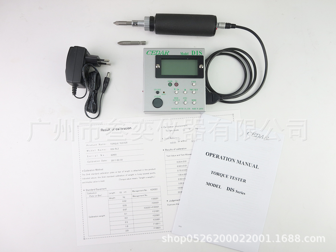 DIS-RL2 CEDAR思达授权代理分体式数字扭力测试仪杉崎计器-阿里巴巴