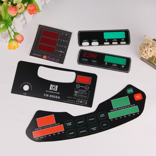 厂家定 制PC面板透明视窗面贴仪器面贴触摸控制面板标牌加 工-阿里巴巴