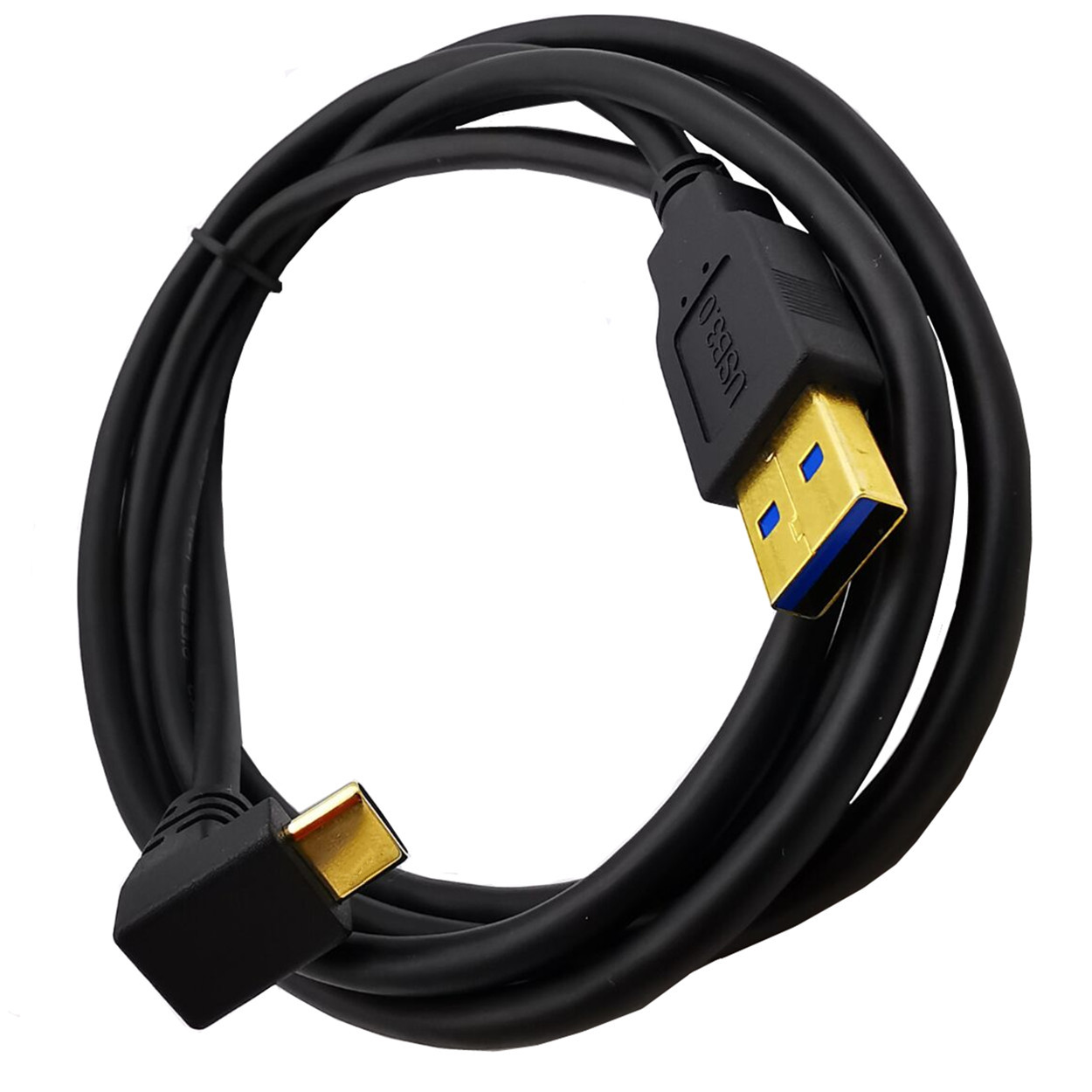 镀金高速USB3.0版本Type-C 90度弯电脑笔记本手机数据充电连接线-阿里巴巴