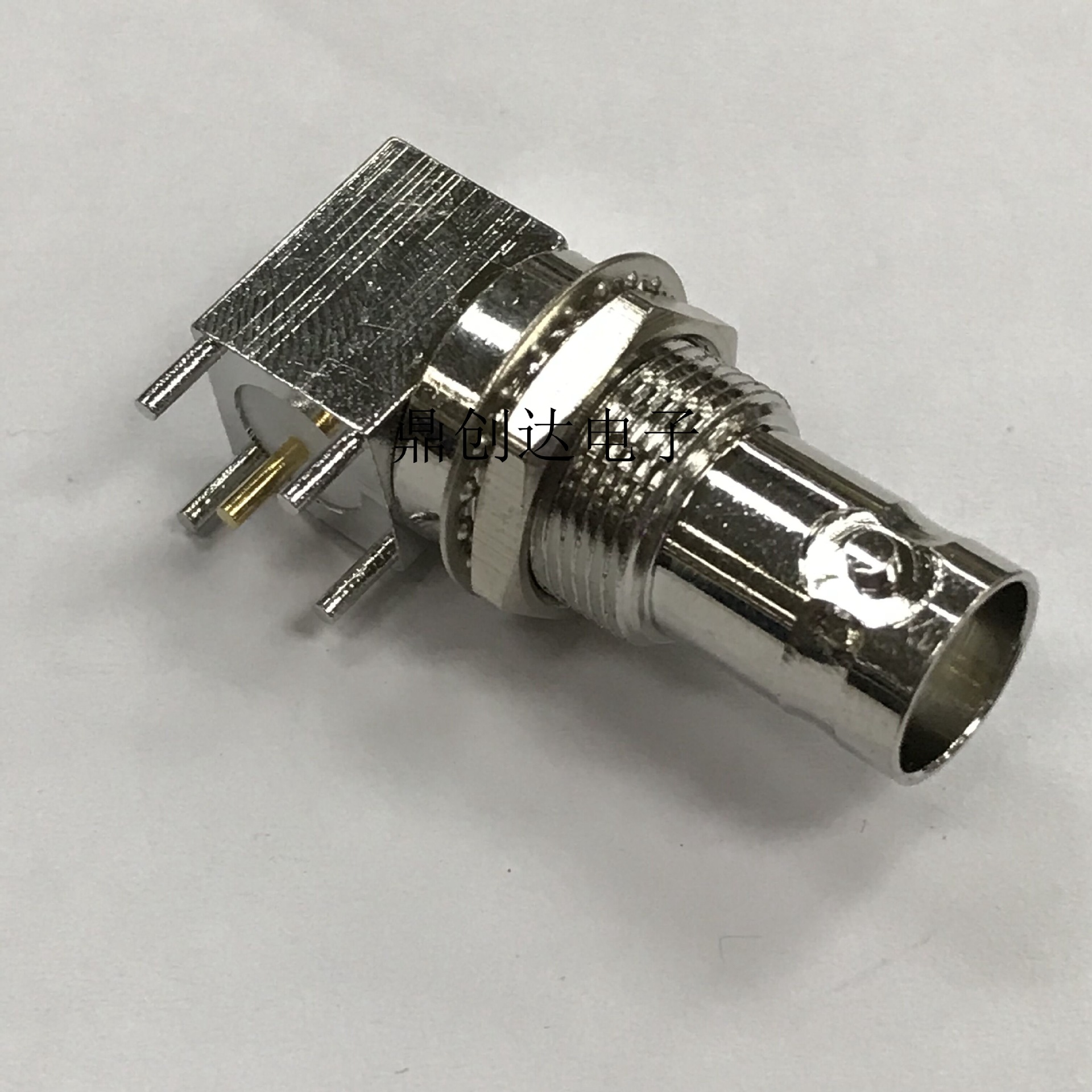 RF射频连接器BNC-KWE KWHD PCB板端卧式同轴连接器 Q9母座长34MM-阿里巴巴