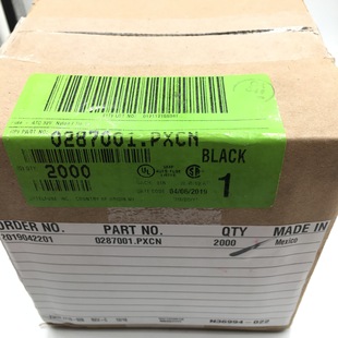 原装力特中号保险丝0287001.PXCN 1A/32V 257/287同系列 黑色-阿里巴巴