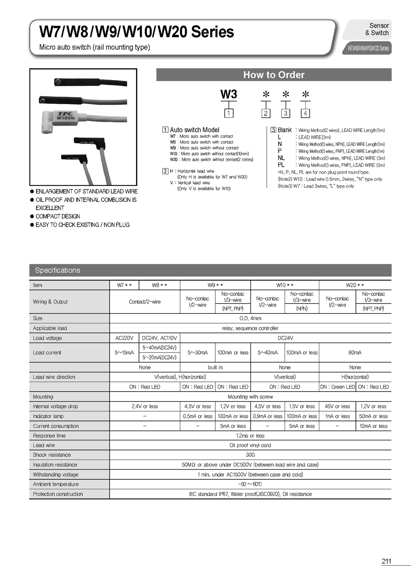 销售TPC磁性开关W8H,量大从优-阿里巴巴