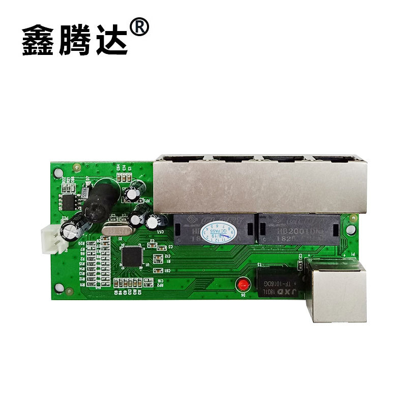 4+1 5口机器设备内置数据延长端口转换交换机网络模块PCBA功能板-阿里巴巴