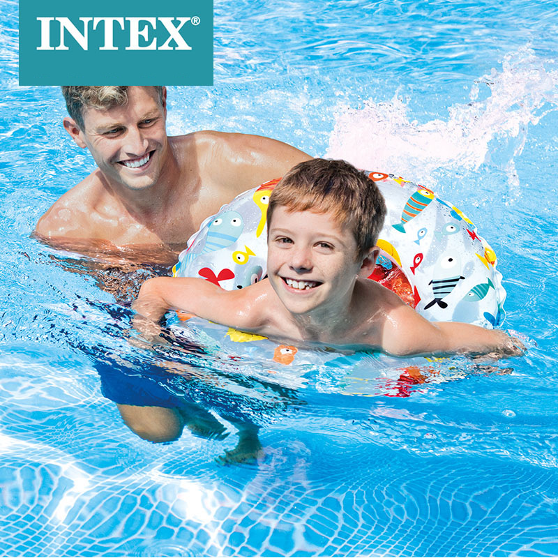 INTEX 59230/59241流行组浮圈 儿童游泳圈 救生圈浮圈3-6岁腋下圈-阿里巴巴