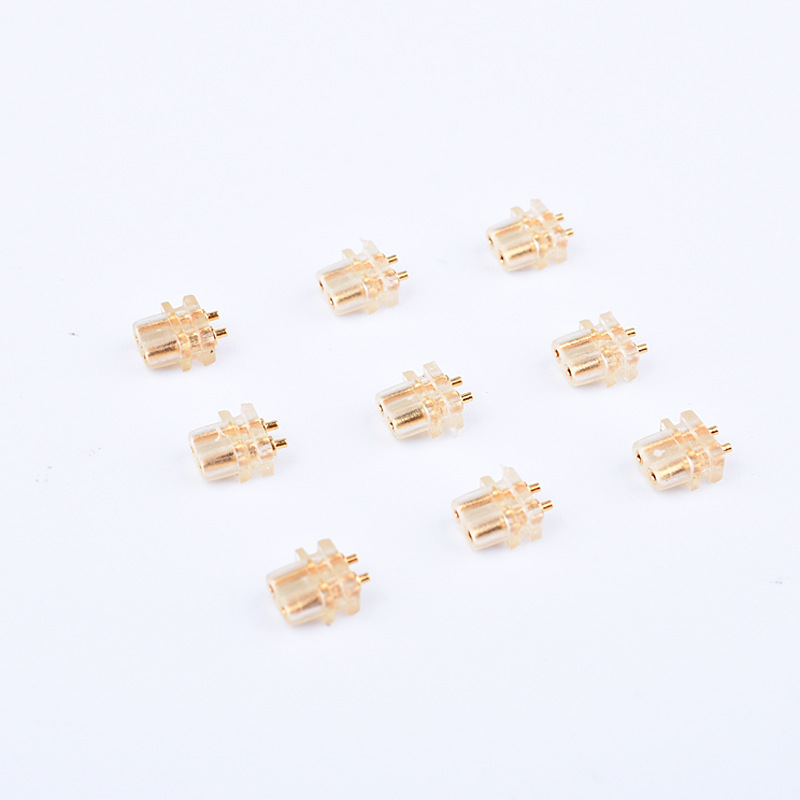 0.78母座插座qdc tfz助听器um0.78mm2pin双针diy树脂耳机0.75母座-阿里巴巴