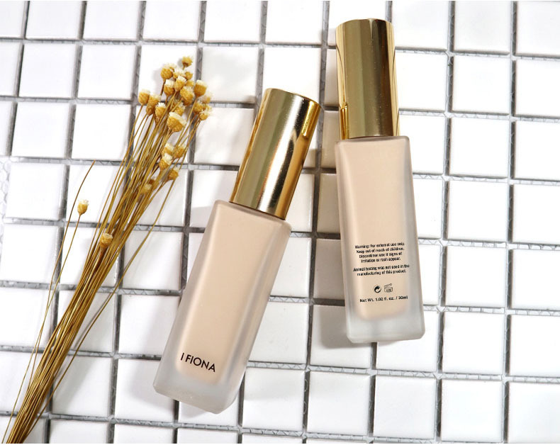 菲奥娜哑光持妆粉底液自然水润遮瑕不脱妆修饰肤色服帖提升气色-阿里巴巴