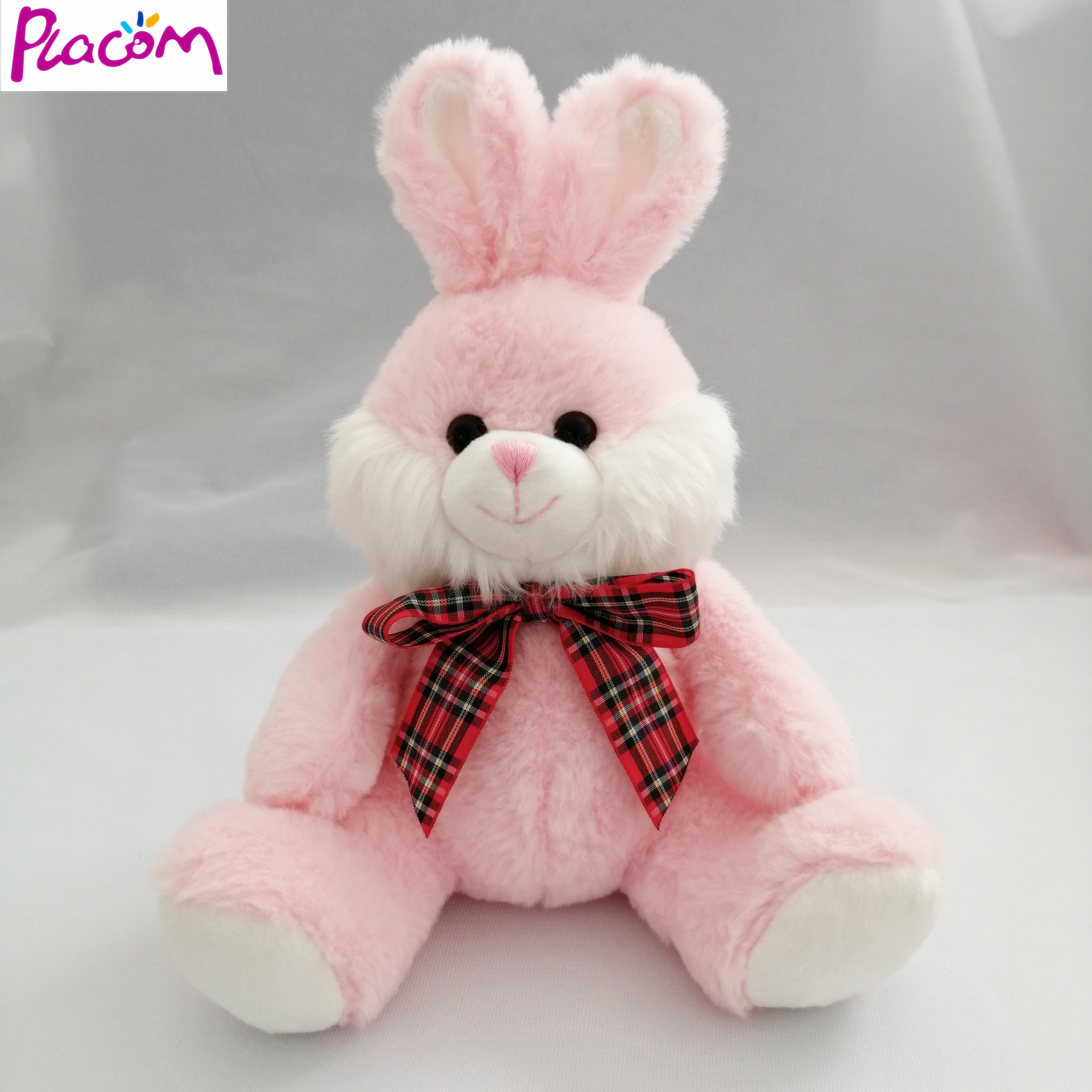 粉色兔子玩偶复活节儿童毛绒玩具青岛外贸厂家定制兔子玩偶-阿里巴巴