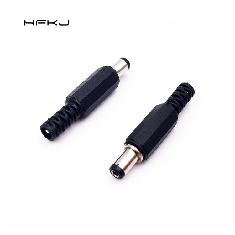 组装式DC5525公头焊线式dc电源插头dc5.5×2.5mm公头5.5*2.5*9mm-阿里巴巴
