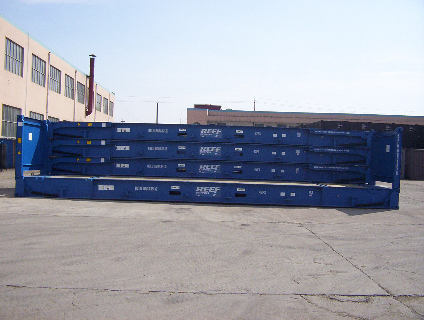 40尺折叠箱框架箱Flat rack container 特种集装箱海运外贸集装箱-阿里巴巴