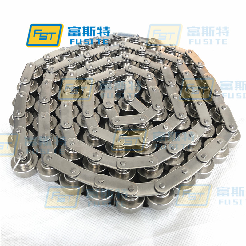 2.5倍速链条 规格型号BS25-C208A 节距25.4钢质带盖板链-阿里巴巴