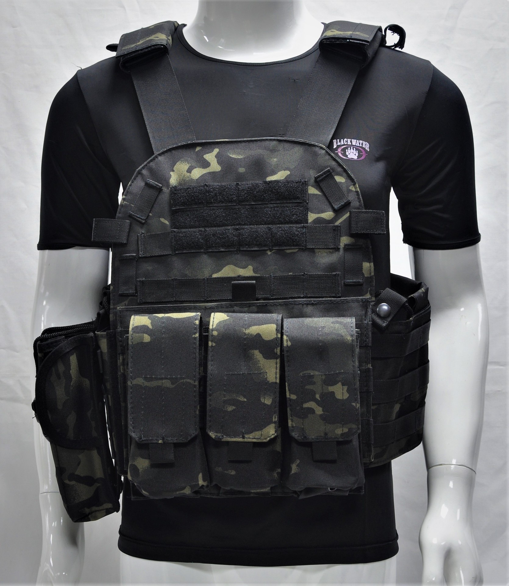 跨境专供6094战术吃鸡MOLLE背心 多功能轻量化CS特种兵迷彩背心-阿里巴巴