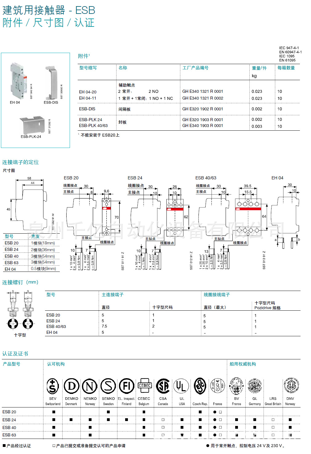 ESB24-31*24V AC/DC/82202629/ABB建筑用接触器-阿里巴巴