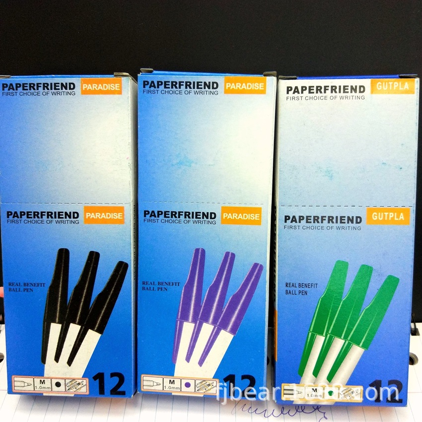 PAPERFRIEND kilometrico简易塑料圆珠笔 1.0铜笔头 极简mate-阿里巴巴