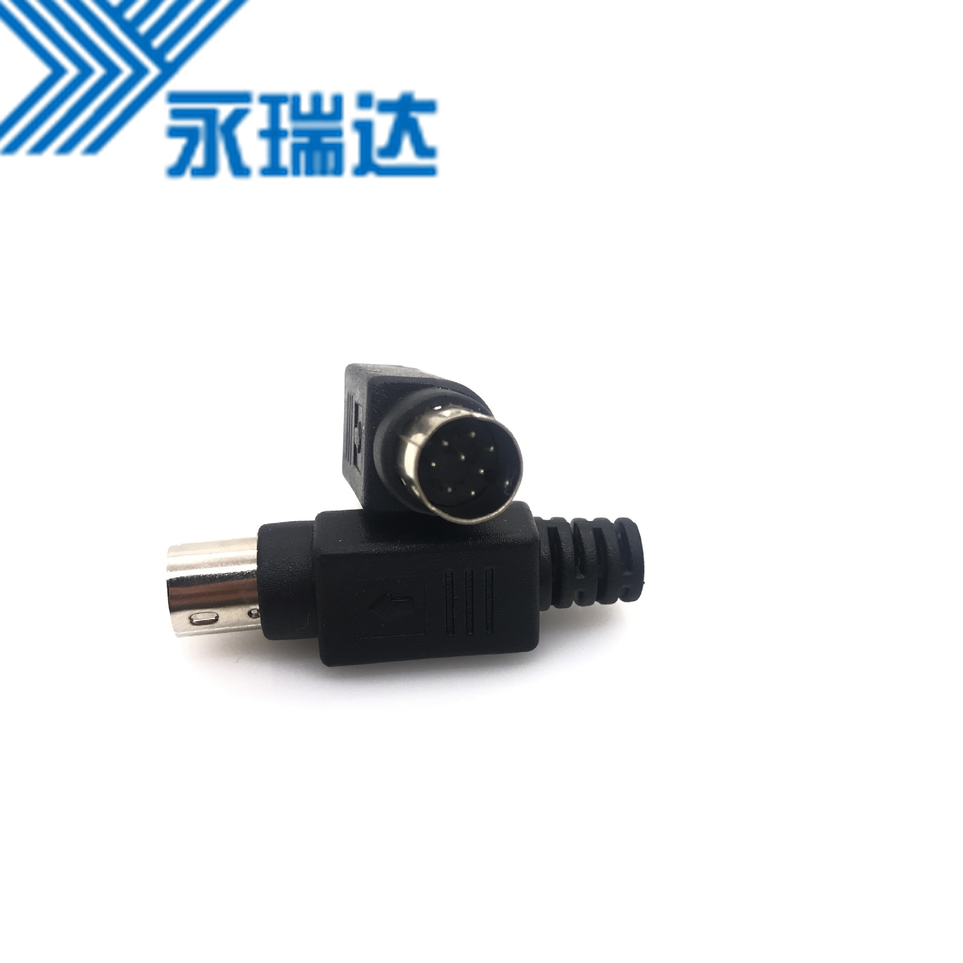 MD8芯 迷你DIN8芯 小8芯公头 miniDIN8芯 PLC接头 圆形8针连接器-阿里巴巴