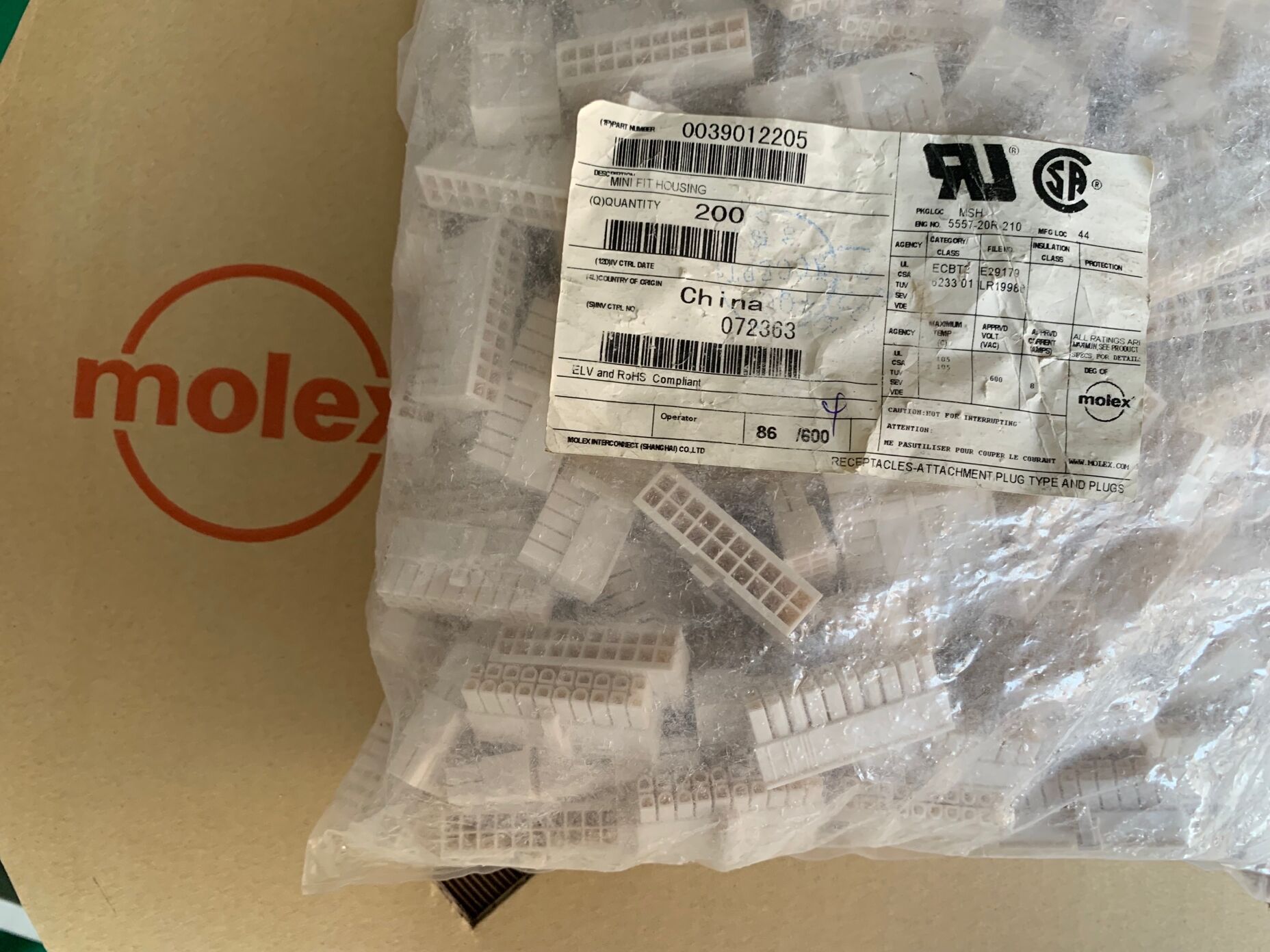 现货供应 MOLEX 39012205 3901-2205-阿里巴巴