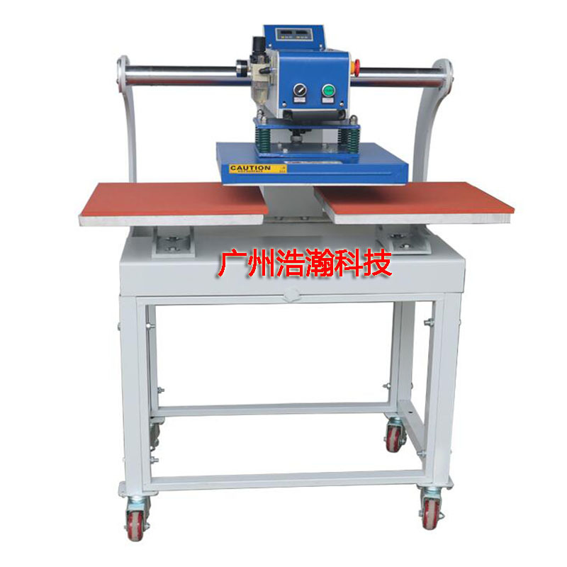 上滑式气动烫画机双工位压烫机T恤烫画热转印机器40*60自动烫钻机-阿里巴巴