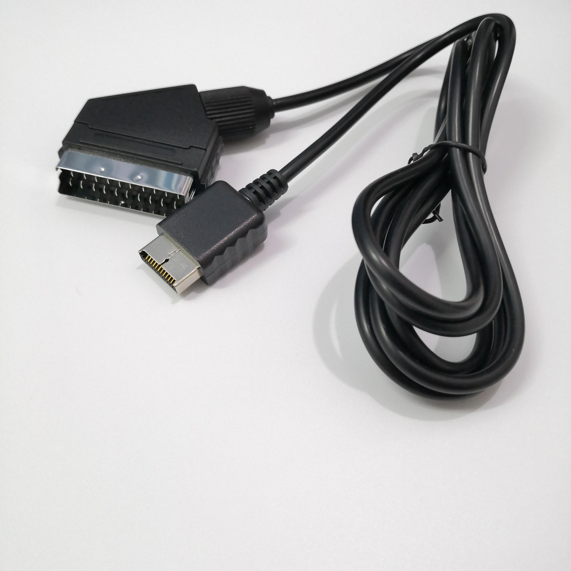 适用于PS2 RGB SCART CABLE 扫把线 PS2 RGB对扫把线高清线1.8M-阿里巴巴