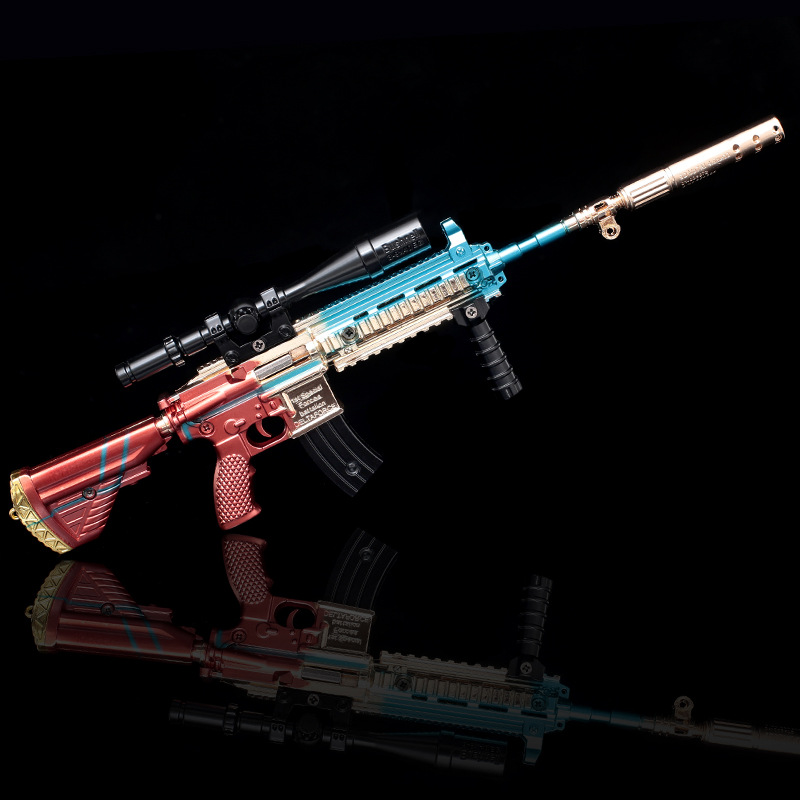 Anime Game Gun Model gun Barrett AWM M416 alloy weapon Model 30cm