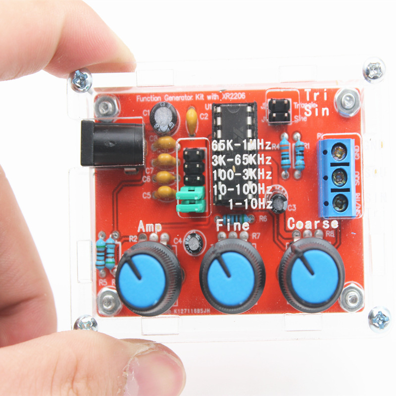 XR2206高精度信号发生器 DIY散件带壳 2206CP Function Generator-阿里巴巴