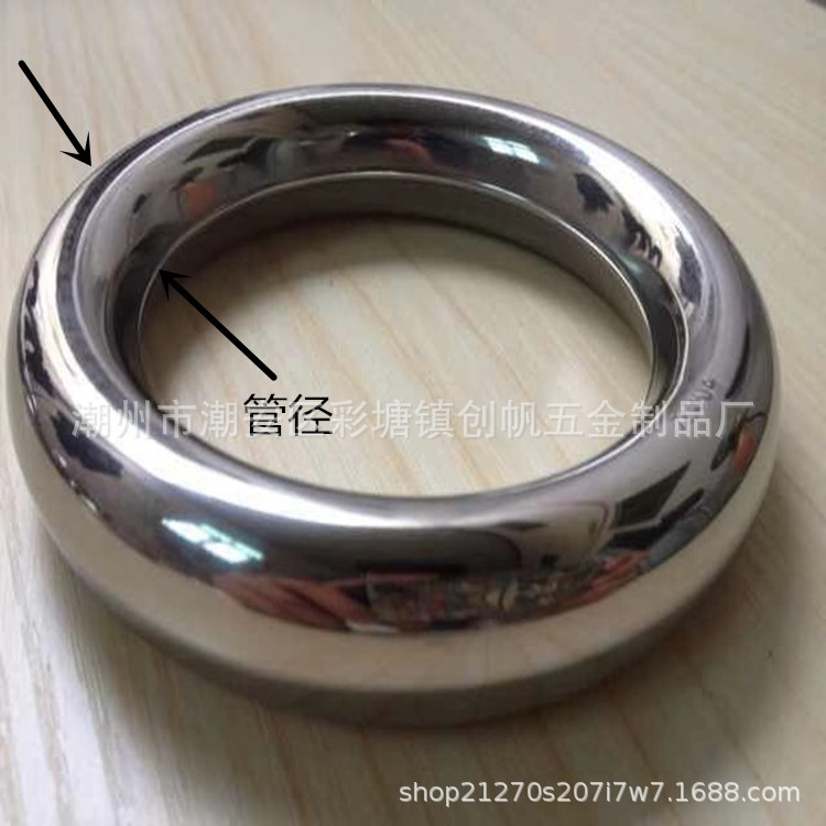 304不锈钢装饰圆环 O型环不锈钢空心圆圈 201圆环加强焊接宠物环-阿里巴巴