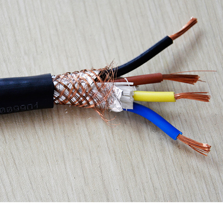 厂家直销 RVVP 4*0.5 屏蔽线 铜芯控制电缆 绝缘软电线 上上电缆-阿里巴巴