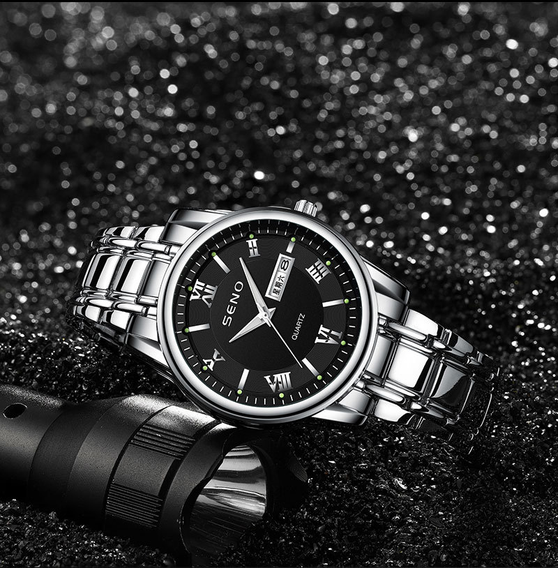 Supply Seno Chennuo Brand Watch Men's Luminous Waterproof Double ...