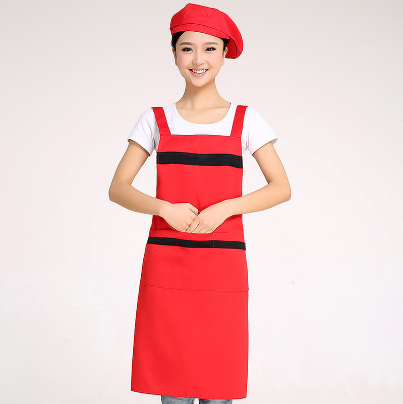 Chef overalls Apron custom logo fruit shop supermarket tea hot pot ...