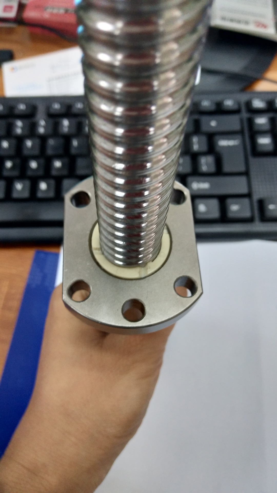 滚珠丝杆上银丝杆4R20-20K4-DFSC 6孔精密滚珠丝杆上银原装正品-阿里巴巴