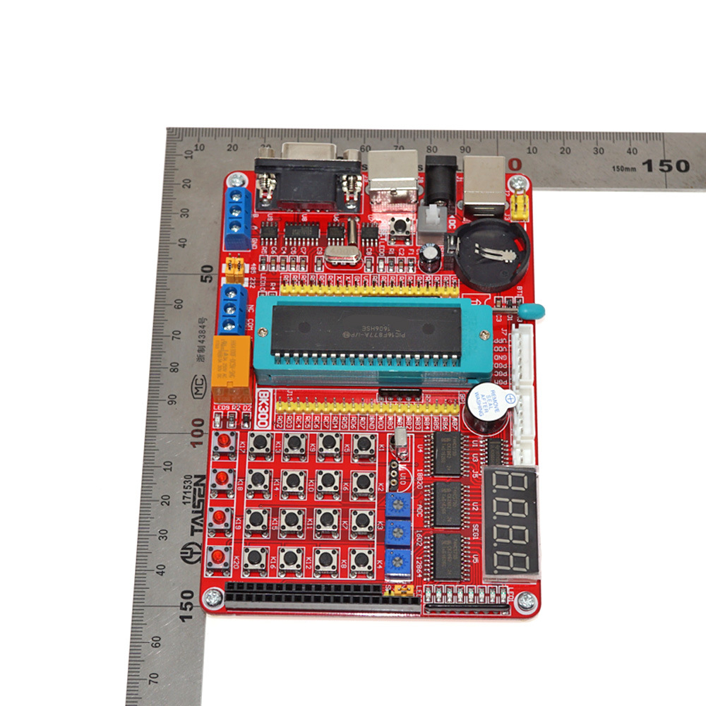 pic开发板 pic16F877A单片机学习板实验板套件 有教程配资料-阿里巴巴