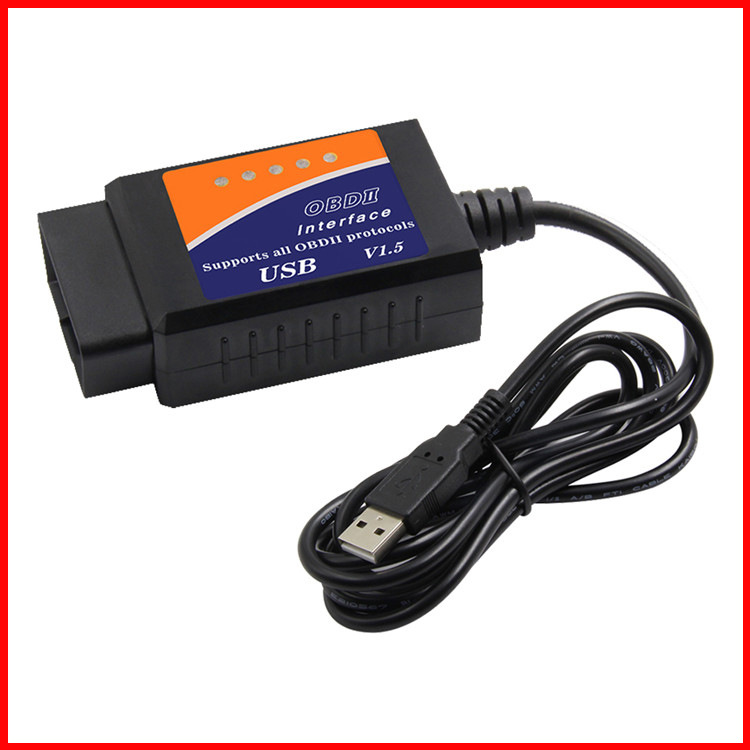ELM327 USB V1.5 OBD2汽车故障扫描仪 OBDII电脑检测仪 带说明书-阿里巴巴