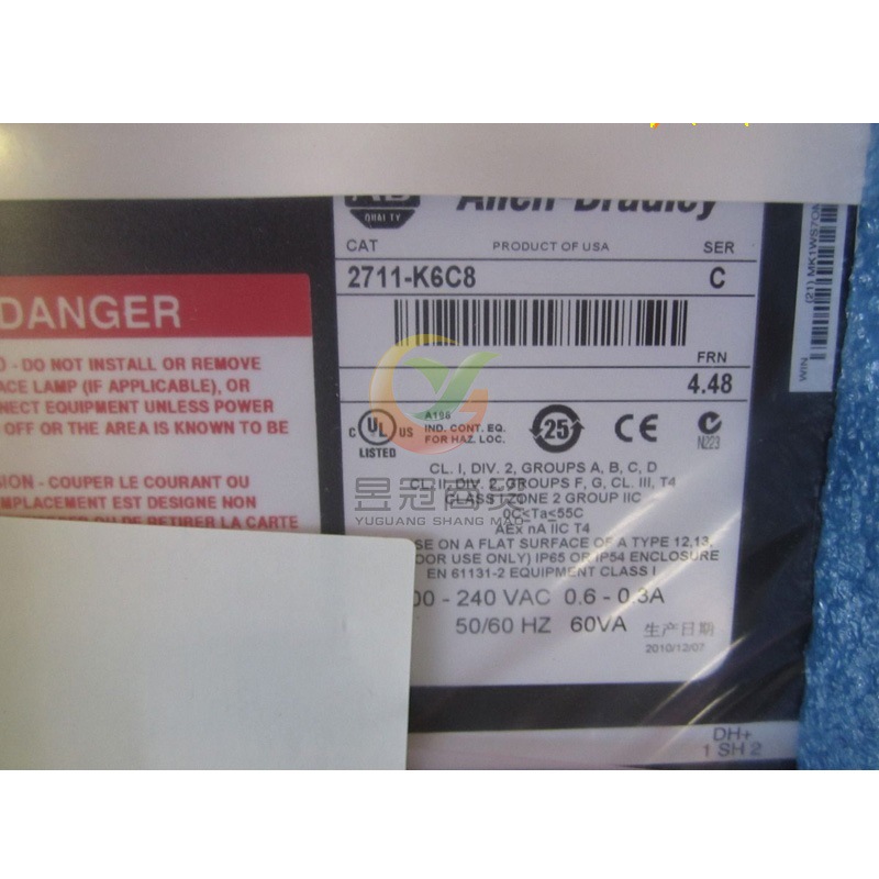 直接国外进口AB罗克韦尔触摸屏2711-K6C8 人机界面 批发包邮全新-阿里巴巴