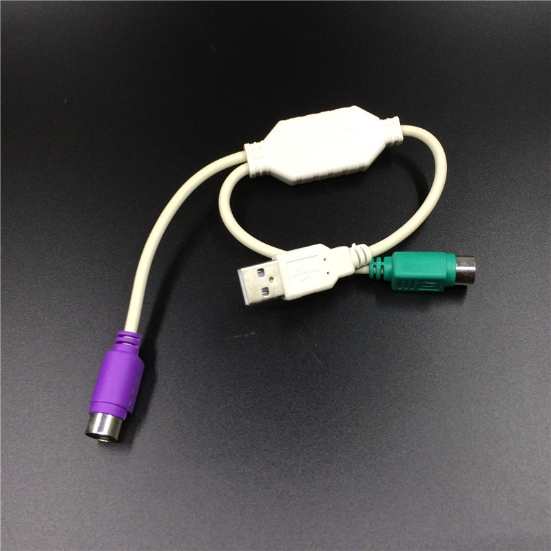 usb转接线usb转ps2转换线电脑连接键盘鼠标线材圆口母头USB转Psto-阿里巴巴