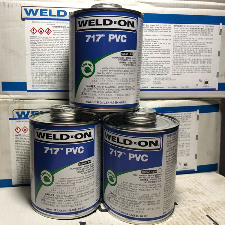 IPS WELD-ON PVC 717胶水 UPVC化工管道胶粘剂 946ML/桶 透明-阿里巴巴