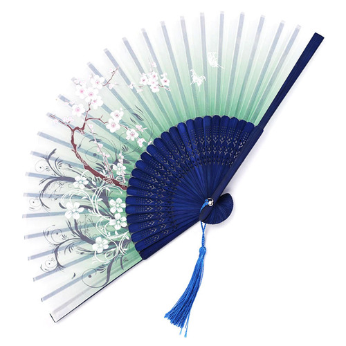 7 inch hanfu fairy dress folding fan Chinese wind female Japanese style ...