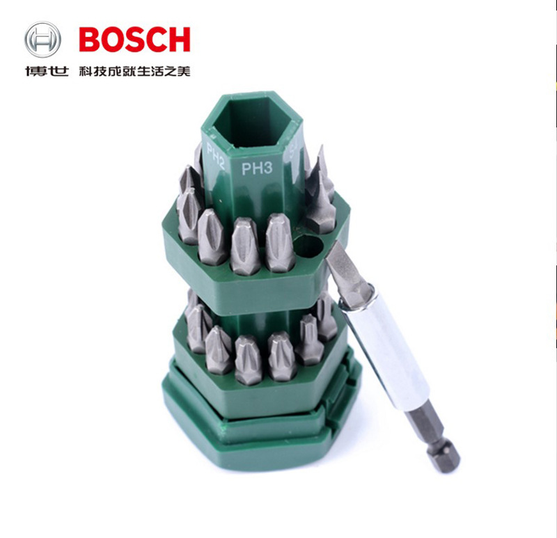 BOSCH博世25支装小旋风螺丝批 2607017404批头套装螺丝批头-阿里巴巴