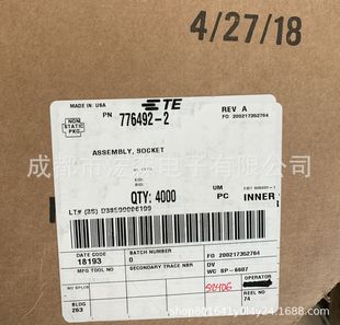 776492-2供应原装进口正品TE泰科汽车连接器现货-阿里巴巴