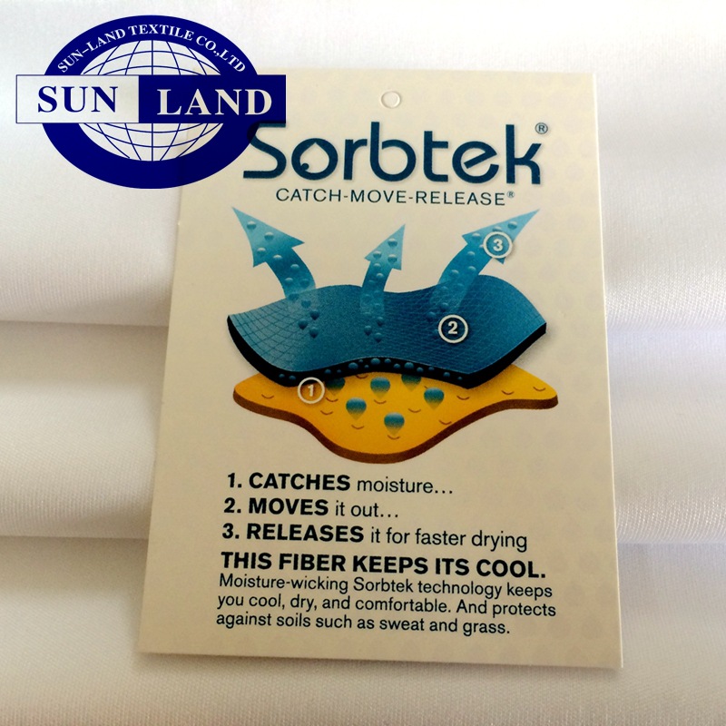美国Sorbtek授权速干双面布 75D28针吸湿排汗平布 运动足球面料-阿里巴巴
