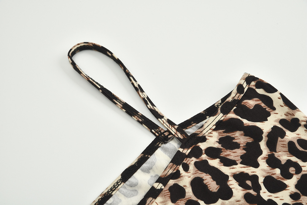 欧美跨境女装 2019春夏新款性感吊带连衣裙豹纹蛇纹包臀裙AR3022-阿里巴巴