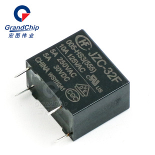 JZC-32F/005-HS3(555) 5V一组常开直插4脚5V12V24VDC 原装现货-阿里巴巴