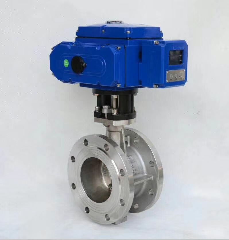 D943W精小型电动不锈钢法兰蝶阀-阿里巴巴