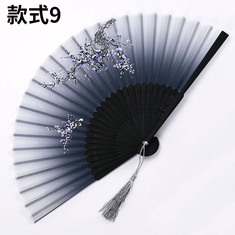 7 inch hanfu fairy dress folding fan Chinese wind female Japanese style ...