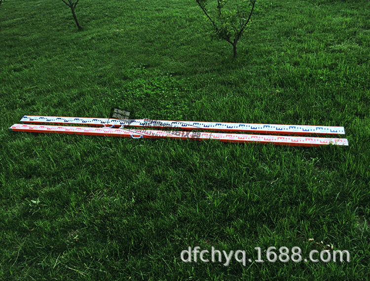 河北珠峰2米3m黑红木质水准标尺红黑面测量尺三四等水准专用尺板-阿里巴巴