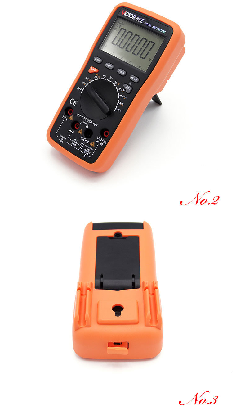 胜利万用表VC86E 四位半高精度数字万用表 带USB电脑连接万能表-阿里巴巴