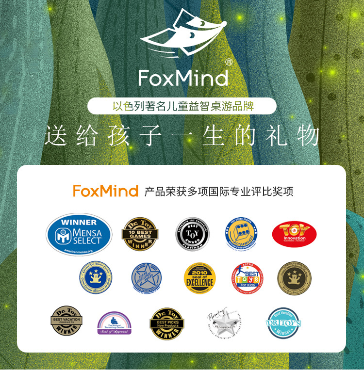 FoxMind空间思维早教益智玩具积木拼接平衡建筑大师亲子互动桌游-阿里巴巴
