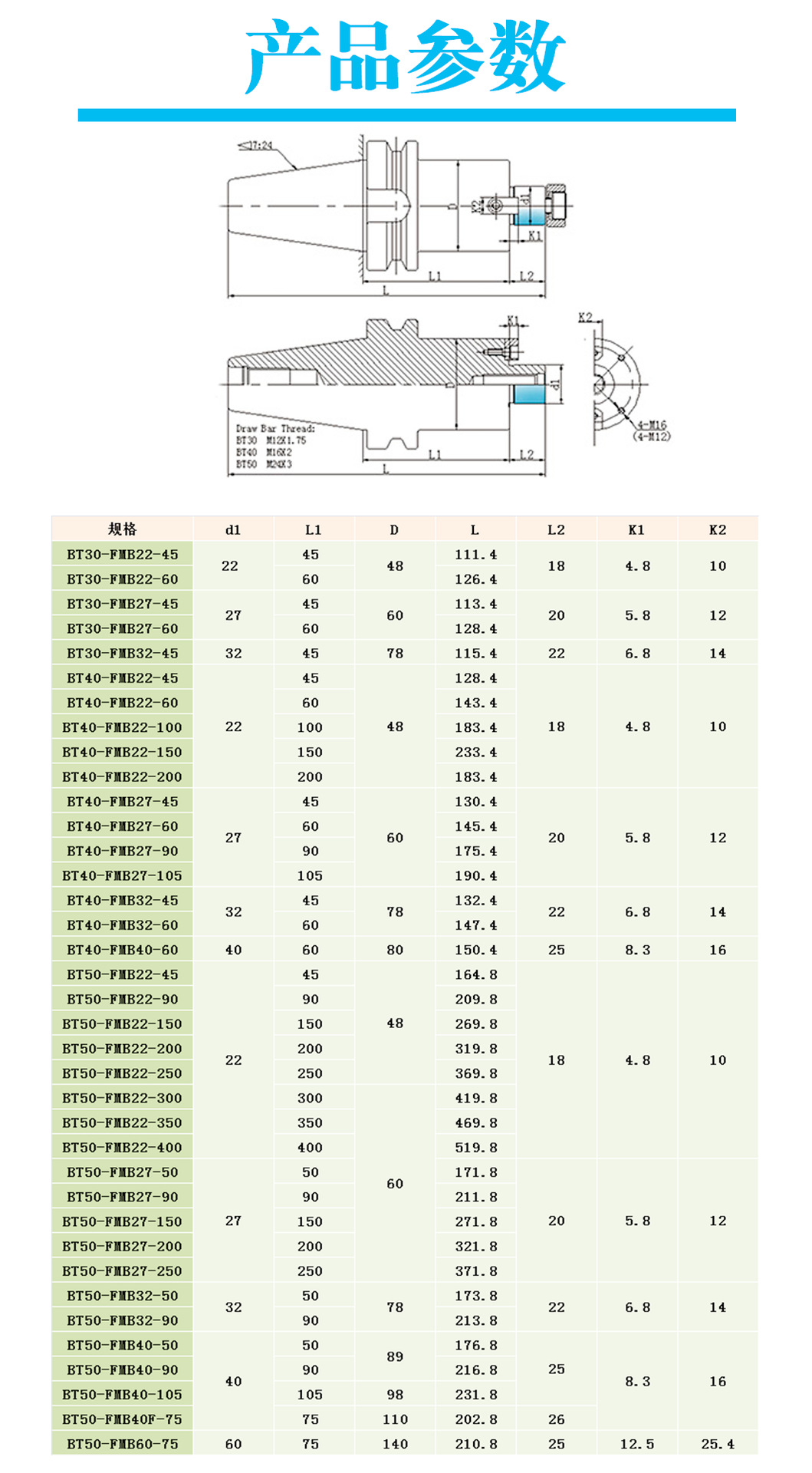 BT-FMB数控刀柄 FMB平面铣刀柄 BT40-FMB16/22/27/32/40平面铣-阿里巴巴