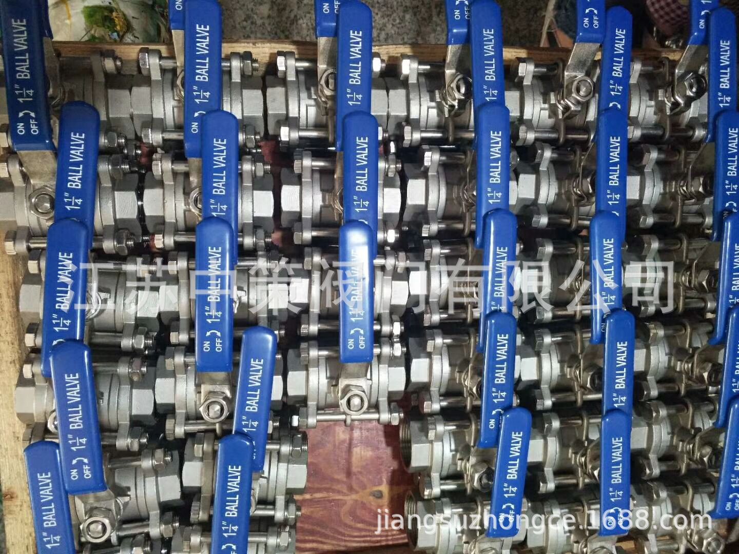 Q61F-16P 304不锈钢三片式对焊球阀焊接球阀 3分4分6分1寸2寸-阿里巴巴