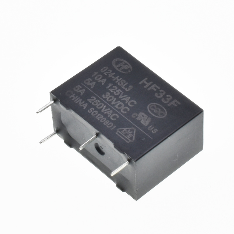 宏发继电器JZC HF33F-005 012 024-HS3 HSL3 ZS34脚5脚5A250VAC-阿里巴巴