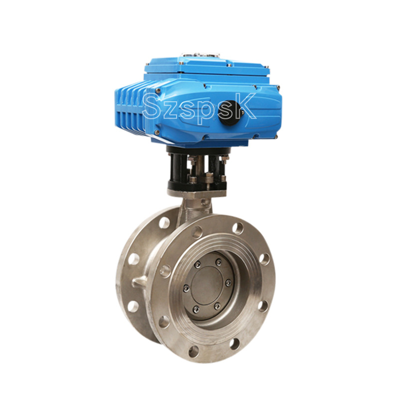 电动法兰双向硬密封不锈钢304/316蝶阀 D943H-16PDN50 65 80 100-阿里巴巴