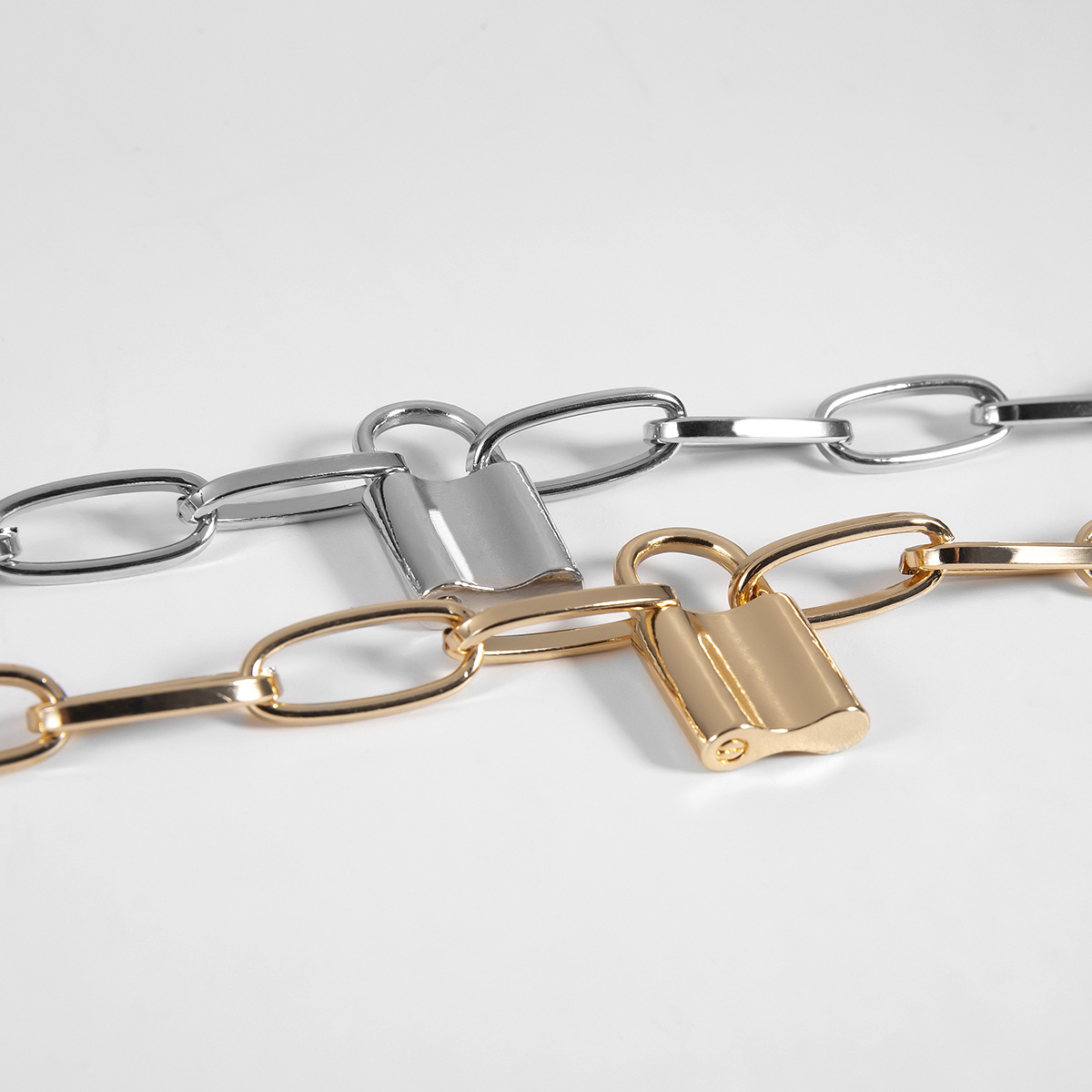 Womens lock plating alloy Bracelets & Bangles XR190506120371